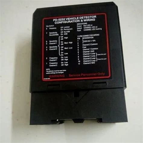 Plastic With Body Cover Vehicle Loop Detector Electro Mechanical 12 Volts At 2420 In New Delhi