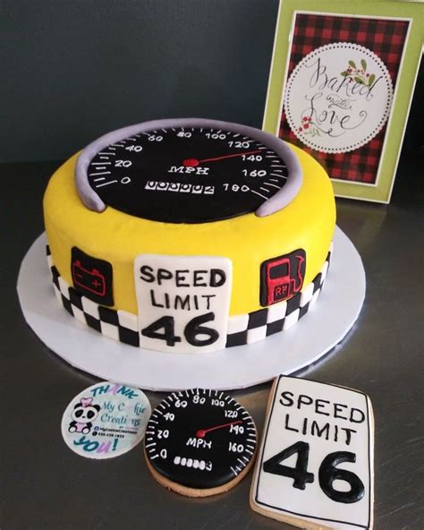 Car Dash Cake And Cookies Unique Birthday Cakes