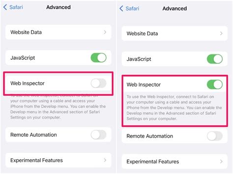 How To Enable And Use Safari Web Inspector On Iphone In Ios 17 Geekchamp