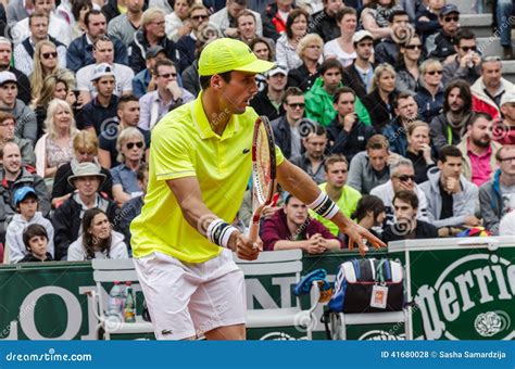 Roberto Bautista Agut In Third Round Match Roland Garros Editorial Stock Photo Image Of