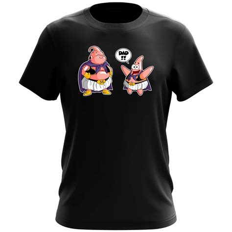 Buy Funny Dragon Ball Z Spongebob Squarepants Black T Shirt Majin