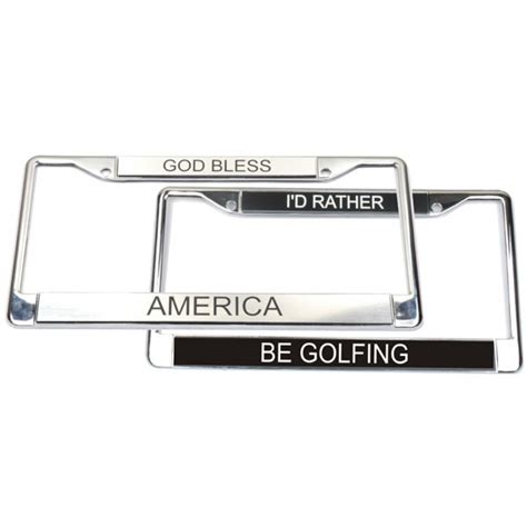 Customized Engraved License Plate Frames Bravamarketing License Plate Holders