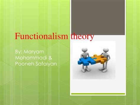 PPT Functionalism Theory PowerPoint Presentation Free Download ID