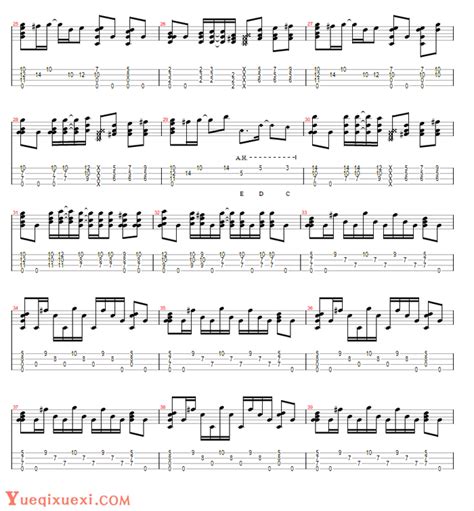 Ukulele谱【平凡之路】朴树 指弹谱 尤克里里曲谱 乐器学习网