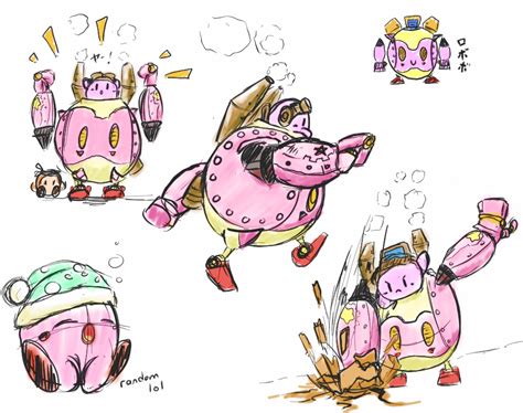 Kirby Robobot Mini Sketchdump By Aquabluu On DeviantArt