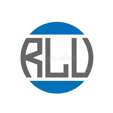 Rlu Letter Logo Design On White Background Rlu Creative Initials