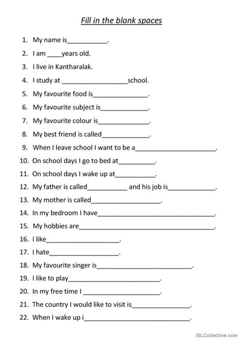 Beginner English Conversation Worksheets Pdf