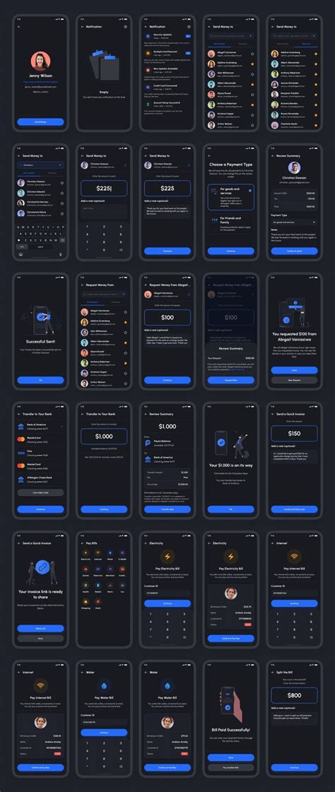 Payza Finance E Wallet And Online Payment App Ui Kit Cryptocurrency