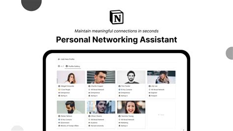 Notion Personal Networking Assistant For 19 By Rifqi Sentosa