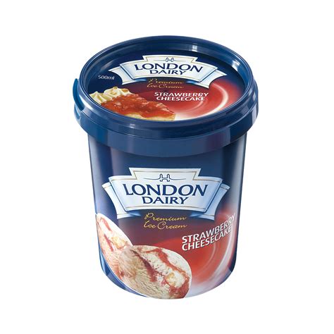 London Dairy Strawberry Cheesecake Ice Cream 500 Ml Online At Best