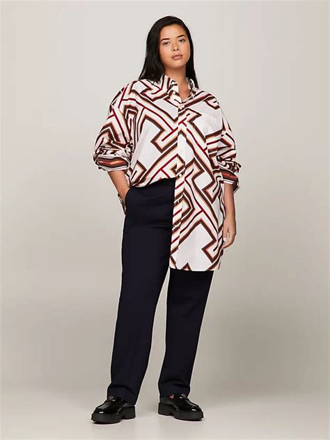 Tommy X Pendleton Curve Prep Overhemd Wit Tommy Hilfiger