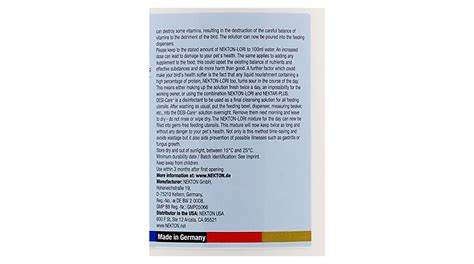 Nekton Lori Complete Nectar For Lorikeets 500g