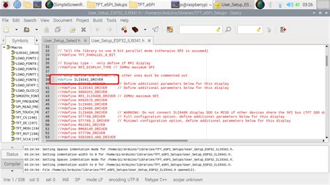 Arduino Er Esp32 24 320x240 Display Spi Ili9341 Using Tftespi