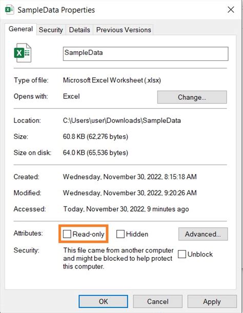 Remove Read Only From Excel And What Causes It