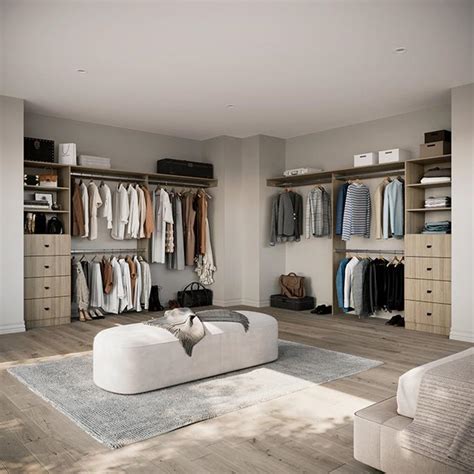 Stegbar Galleria Wardrobe Bir06 Natural Oak Brushed Brass