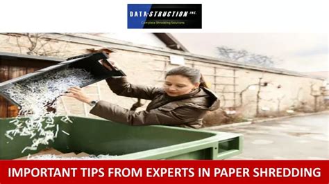 Ppt Important Tips From Experts In Paper Shredding Powerpoint