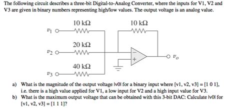 Solved The Following Circuit Describes A Three Bit Chegg Com
