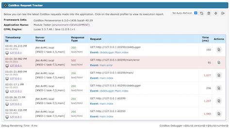 Github Coldbox Modules Cbdebugger The Coldbox Debugger Module