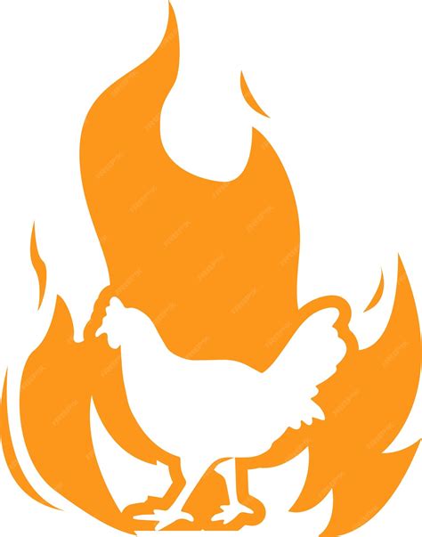 Premium Vector Hot Chicken Logo