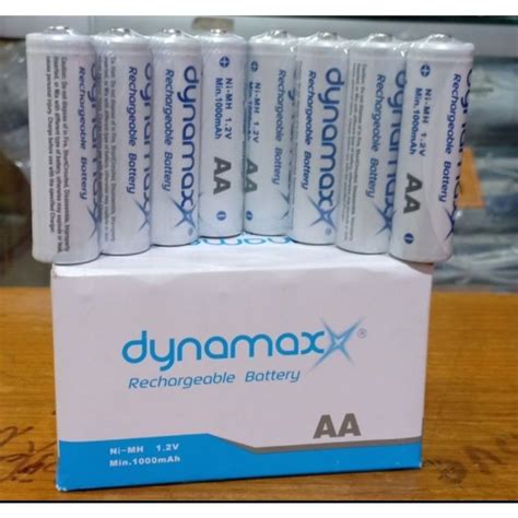 Jual Baterai Batre Recharge Cas A AA V Dinamax MAH Harga Pcs Shopee Indonesia