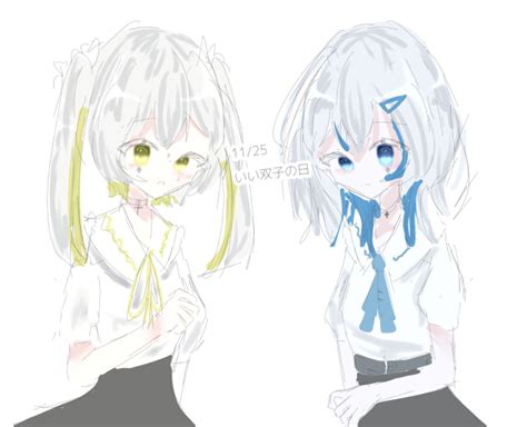 いい双子の日 Ibispaint