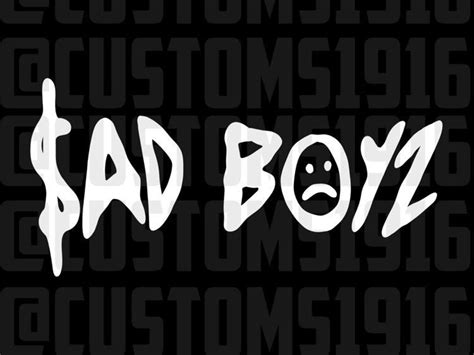 Calcomanía de sadboyz Etsy México