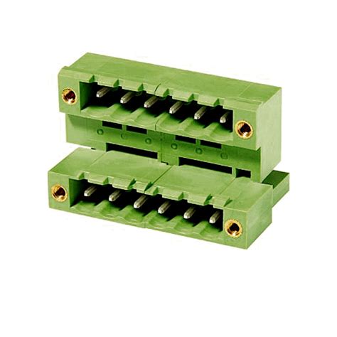 5 08 Mm Pitch Printed Circuit Board Pcb Terminal Block Horizontal Header Offset Double Level