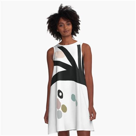 Retro Mod Pebbles A Line Dress