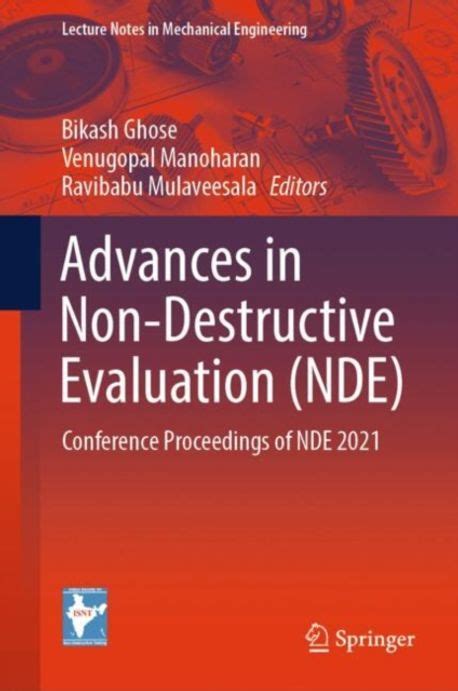 Advances In Non Destructive Evaluation Nde Ghose Bikash 교보문고
