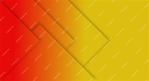 Premium Vector Abstract Orange And Yellow Gradient Background Geometric Paper Cut Style For