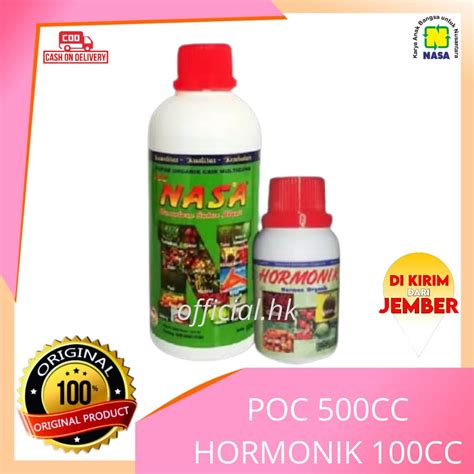 Jual Paket Pupuk Perangsang Buah Poc Nasa 500cc Dan Hormonik 100cc