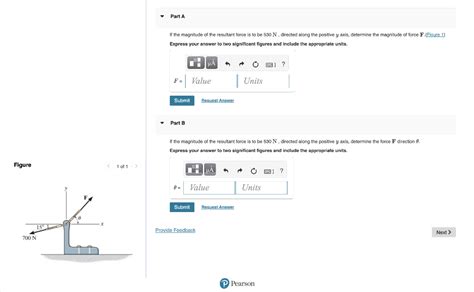 [solved] If The Magnitude Of The Resultant Force Is To Be