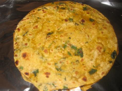 Divyas Recipes Methi Paratha