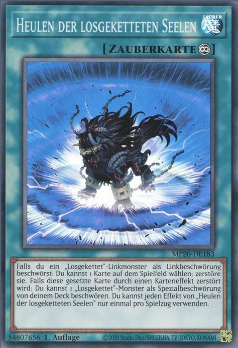 Recollectibles Sammelkarte Yugioh Karte Heulen Der Losgeketteten Seelen