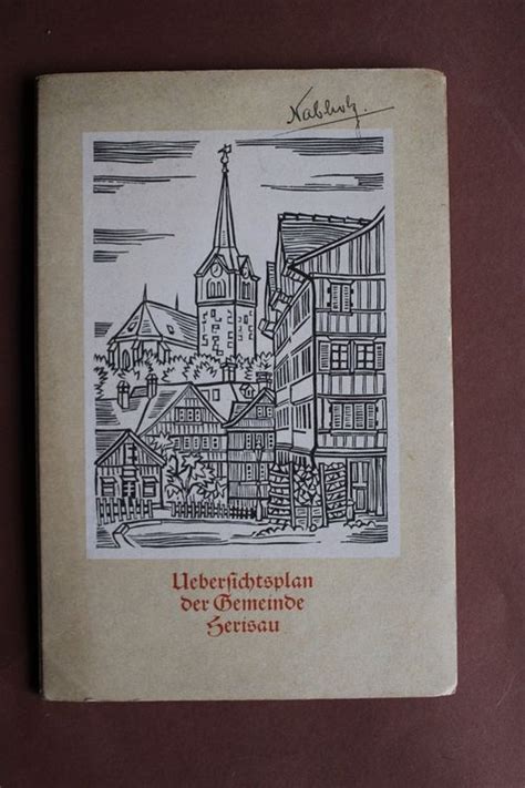Übersichtsplan der Gemeinde Herisau 1944 1 25000 RAR Kaufen