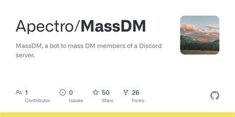 Github Apectro Massdm Massdm A To Mass Dm Members Of A Discord