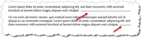 Lined Headings