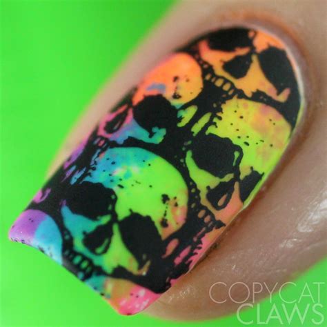 Copycat Claws 26 Great Nail Art Ideas Black And Neon