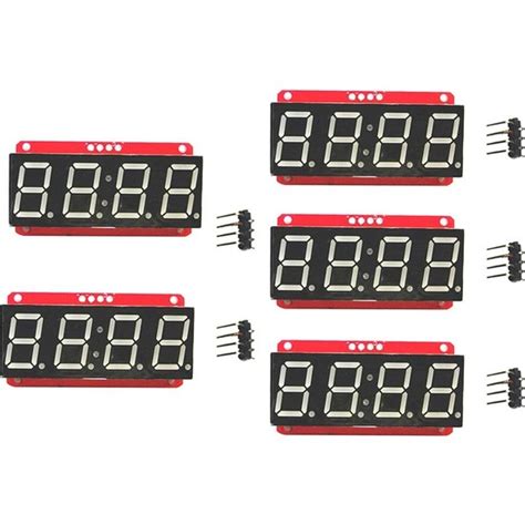 Bonnie 5x Led Ekran Modülü Ht16k33 I2c 056 4 Baslı Tüp 7 Fiyatı