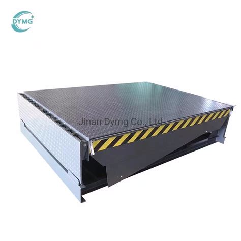 dymg container unloading ramp loading warehouse dock leveler container