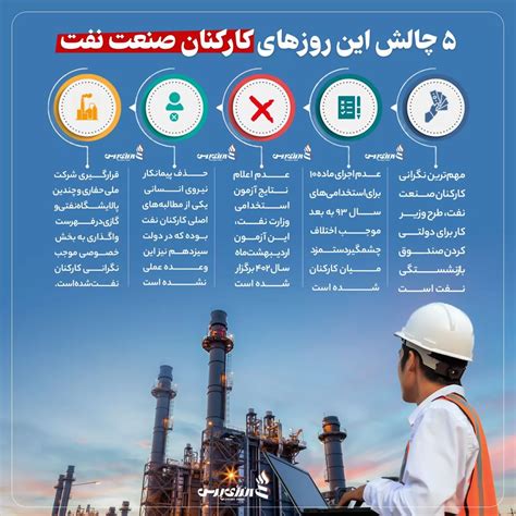 ۵ چالش این روزهای کارکنان صنعت نفت