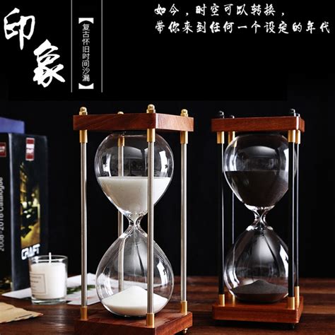 RETRO HOURGLASS TIMER DESKTOP 30 MINUTES HOURGLASS Grandado