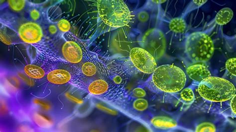 Colorcoded Image Showing The Transport Of Small Molecules Through Plasmodesmata Essential For
