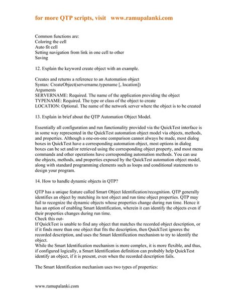 Qtp Basic Stuff Pdf