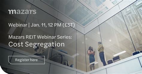 Ian Ernst Cpa On Linkedin Reit Webinar Realestate Costsegregation