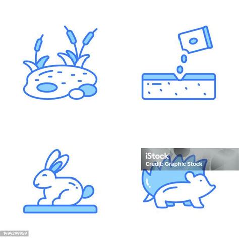 이 아름답게 디자인 된 봄 벡터 농업 원예 및 농업 아이콘 세트를 확인하십시오 0명에 대한 스톡 벡터 아트 및 기타 이미지 0명 고슴도치 고여 있는 물 Istock