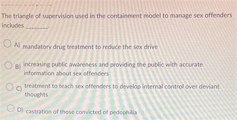 The Triangle Of Supervision Used In The Containment