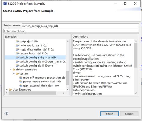 how can i get the s32g vnp rdb2 example s32g vnp rdb gptp lwip nxp