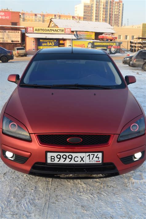 Красные ангельские глазки. — Ford Focus Hatchback II, 2 л, 2007 года ...