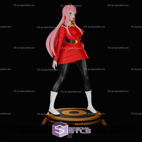 Zero Two V3 3d Printing Figurine Darling In The Franxx Stl Files